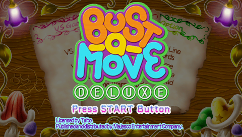 Screenshot of Bust-a-Move Deluxe (PSP, 2006) - MobyGames
