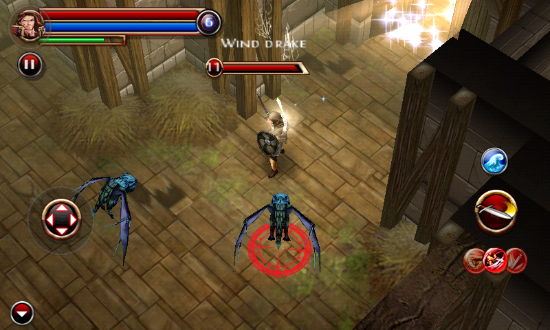 Screenshot of Dungeon Hunter (Android, 2009) - MobyGames