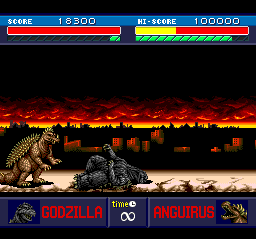 Screenshot of Godzilla (TurboGrafx CD, 1993) - MobyGames