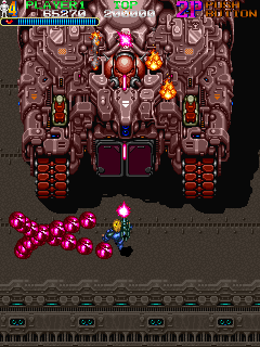 Screenshot of Out Zone (Arcade, 1990) - MobyGames