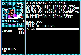 Screenshot of BattleTech: The Crescent Hawk's Inception (Apple II, 1988 ...