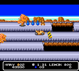 Screenshot of Hani on the Road (TurboGrafx-16, 1990) - MobyGames