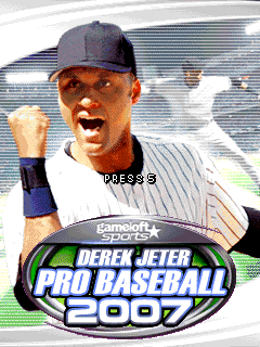 Screenshot of Derek Jeter Pro Baseball 2007 (J2ME, 2007) - MobyGames