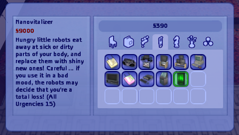 Screenshot of The Sims 2 (PSP, 2005) - MobyGames