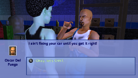 Screenshot of The Sims 2 (PSP, 2005) - MobyGames