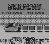 Screenshot of Serpent (Game Boy, 1990) - MobyGames
