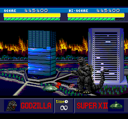 Screenshot of Godzilla (TurboGrafx CD, 1993) - MobyGames