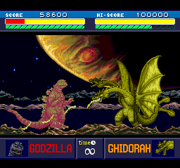 Screenshot of Godzilla (TurboGrafx CD, 1993) - MobyGames