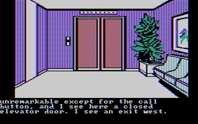 Screenshot of Spider-Man (DOS, 1984) - MobyGames