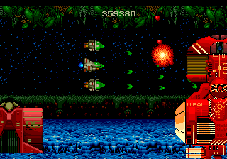 Screenshot of Zero Wing (TurboGrafx CD, 1989) - MobyGames