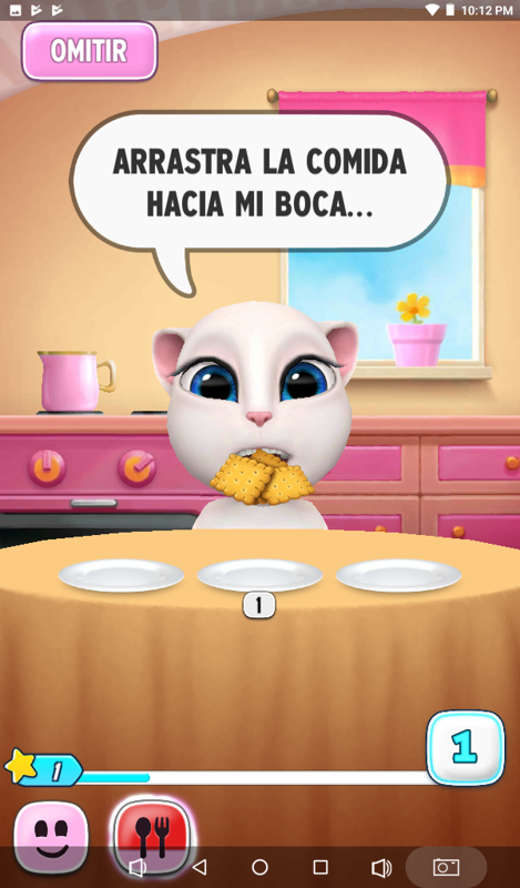 Screenshot of My Talking Angela (Android, 2014) - MobyGames