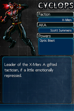 Screenshot of X-Men: Destiny (Nintendo DS, 2011) - MobyGames