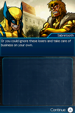 Screenshot of X-Men: Destiny (Nintendo DS, 2011) - MobyGames