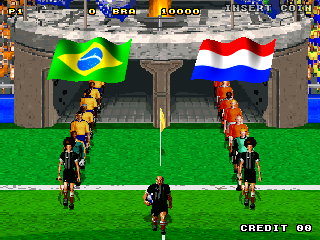 Screenshot of ES: Evolution Soccer (Arcade, 2001) - MobyGames