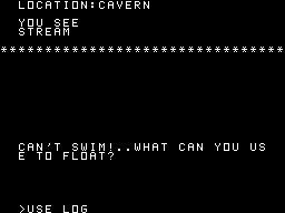 Screenshot of Stone Age (TI-99/4A, 1982) - MobyGames