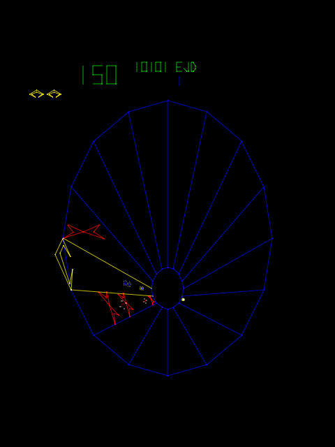Screenshot of Tempest (Arcade, 1981) - MobyGames