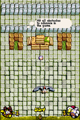 Screenshot of Chicken Attack (Nintendo DS, 2005) - MobyGames