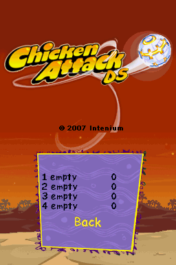 Screenshot of Chicken Attack (Nintendo DS, 2005) - MobyGames