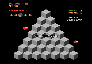 Screenshot of b*nQ (Atari 7800, 2007) - MobyGames