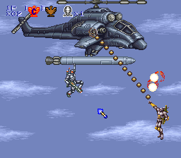 Screenshot of Contra III: The Alien Wars (SNES, 1992) - MobyGames
