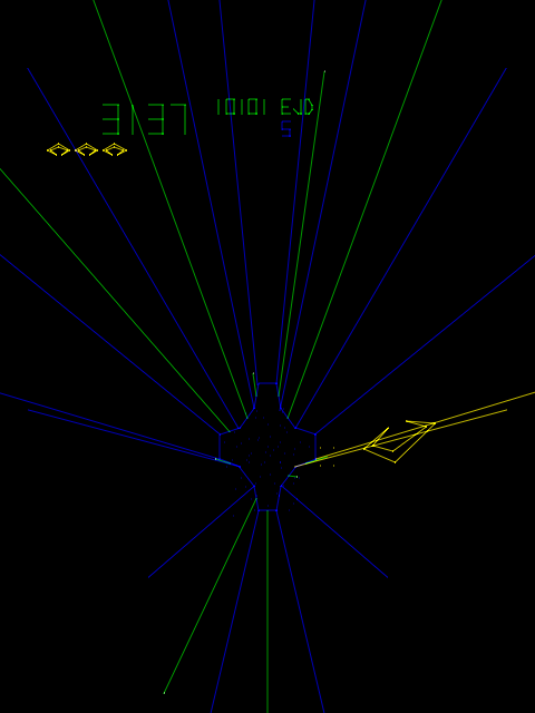 Screenshot of Tempest (Arcade, 1981) - MobyGames