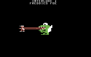 Screenshot of Frantic Freddie (Commodore 64, 1983) - MobyGames