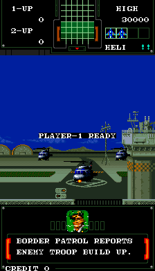 Screenshot of Chopper I (Arcade, 1988) - MobyGames