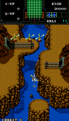 Screenshot of Chopper I (Arcade, 1988) - MobyGames