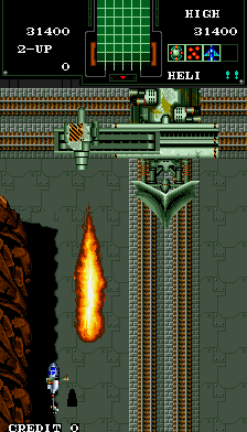 Screenshot of Chopper I (Arcade, 1988) - MobyGames