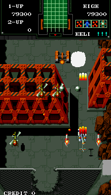 Screenshot of Chopper I (Arcade, 1988) - MobyGames