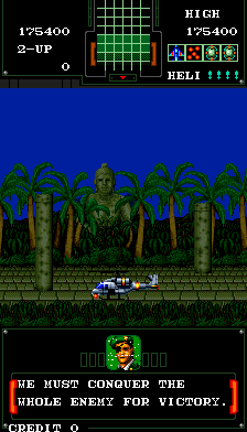 Screenshot of Chopper I (Arcade, 1988) - MobyGames