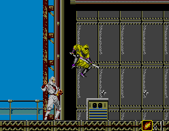 Screenshot of Shadow Dancer (SEGA Master System, 1989) - MobyGames
