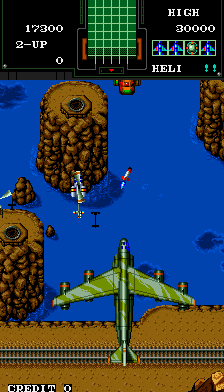 Screenshot of Chopper I (Arcade, 1988) - MobyGames