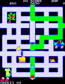 Screenshot of Make Trax (Arcade, 1981) - MobyGames