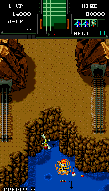 Screenshot of Chopper I (Arcade, 1988) - MobyGames