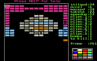 Screenshot of Blockbuster (Amiga, 1987) - MobyGames