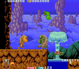 Screenshot of Toki (Arcade, 1989) - MobyGames