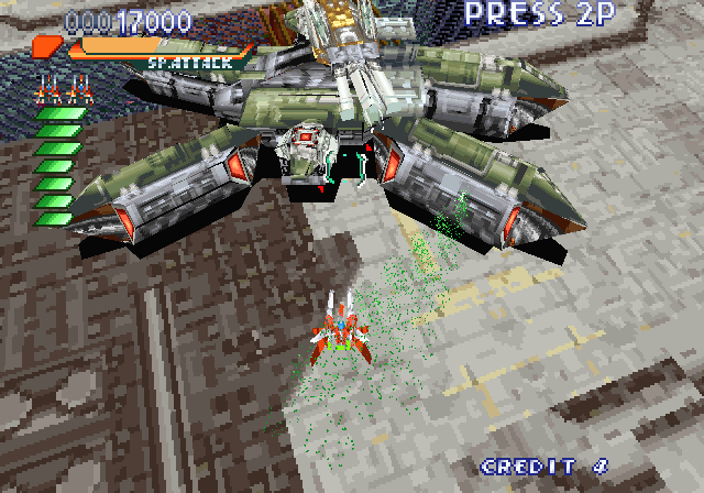 Screenshot of RayStorm (SEGA Saturn, 1996) - MobyGames