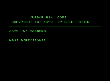 Cops (1979) - MobyGames