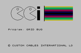 Screenshot of Grid Bug (ZX Spectrum, 1983) - MobyGames