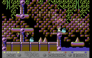 Screenshot of Toxic Adventure (Commodore 64, 1996) - MobyGames