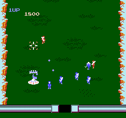 Screenshot of Field Combat (NES, 1985) - MobyGames