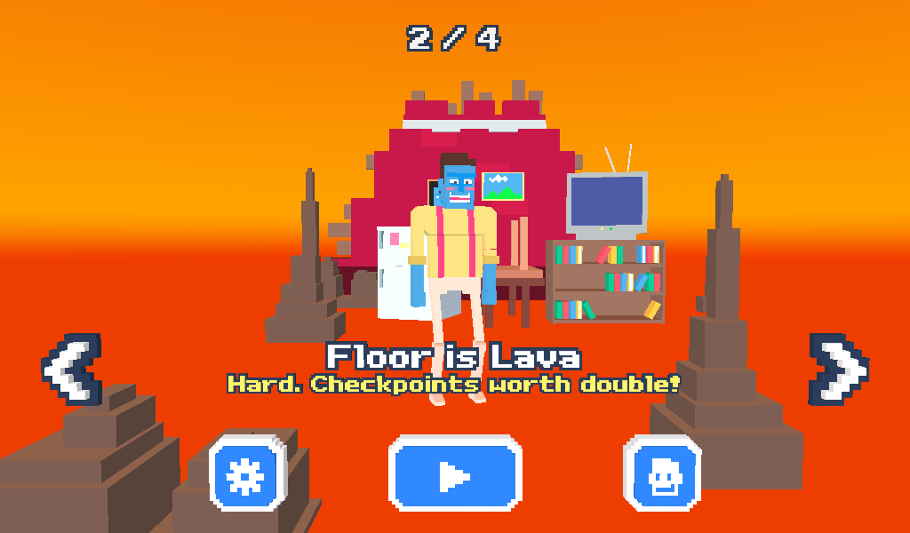 Screenshot of Steppy Pants (Android, 2016) - MobyGames