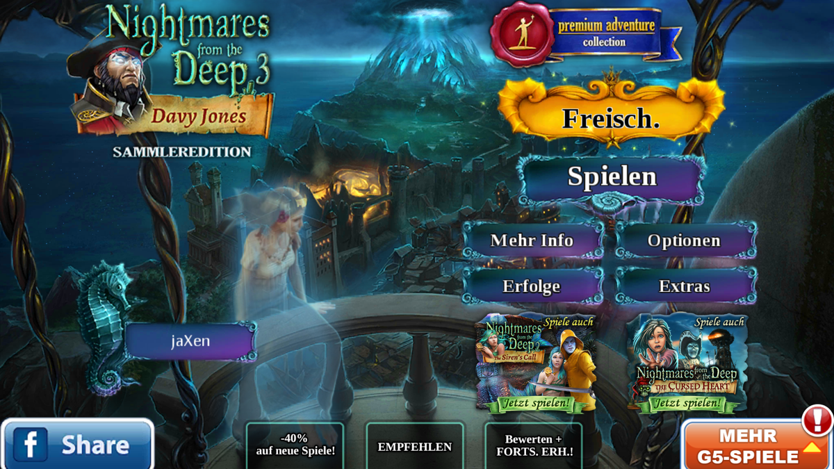 Nightmares from the Deep 3: Davy Jones (Collector's Edition) screenshots - MobyGames