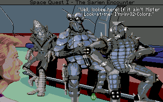 Screenshot of Space Quest IV: Roger Wilco and the Time Rippers (Amiga ...