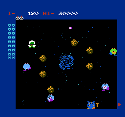 Screenshot of Warpman (NES, 1985) - MobyGames