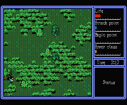 Screenshot of Super Hydlide (MSX, 1987) - MobyGames