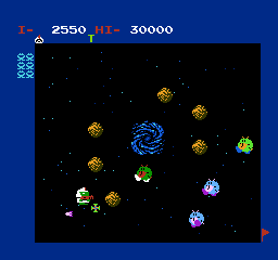 Screenshot of Warpman (NES, 1985) - MobyGames