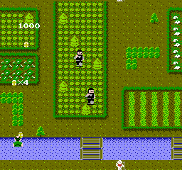Screenshot of Ikki (NES, 1985) - MobyGames