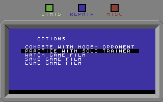 Screenshot of Modem Wars (Commodore 64, 1988) - MobyGames